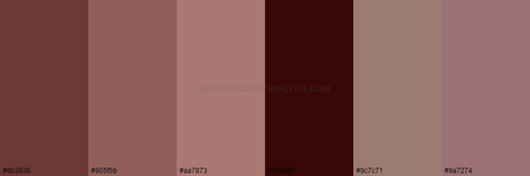 Coffee Brown Color Palettes - Aesthetic Color Palette