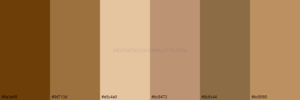 Brown Color palettes - Aesthetic Color Palette