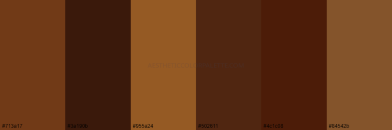 Coffee Brown Color Palettes - Aesthetic Color Palette