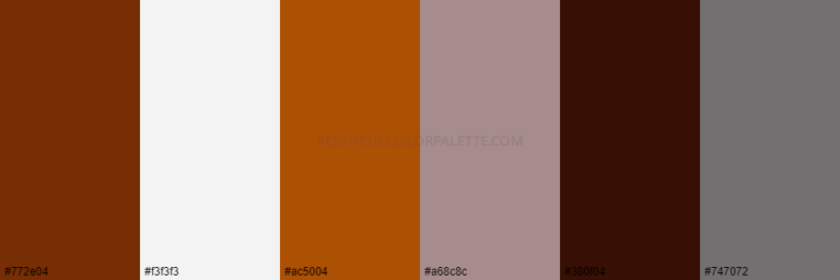 Coffee Brown Color Palettes - Aesthetic Color Palette