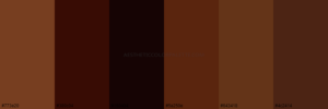 Brown Color palettes - Aesthetic Color Palette