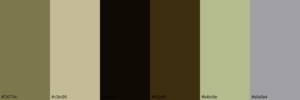 Forest Green and Brown Color Palettes - Aesthetic Color Palette