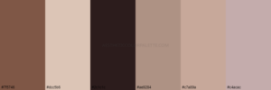 Coffee Brown Color Palettes - Aesthetic Color Palette