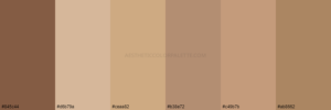 Brown Color palettes - Aesthetic Color Palette