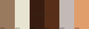 Coffee Brown Color Palettes - Aesthetic Color Palette
