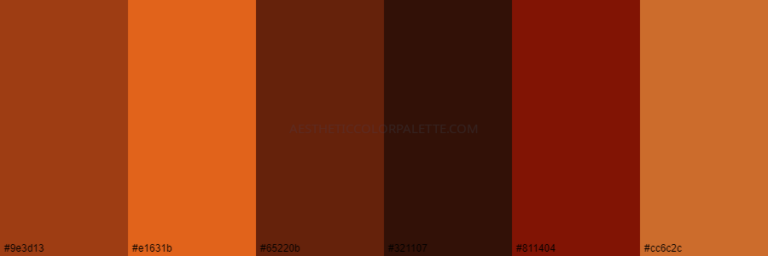 Brown Color palettes - Aesthetic Color Palette