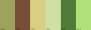 Forest Green and Brown Color Palettes - Aesthetic Color Palette