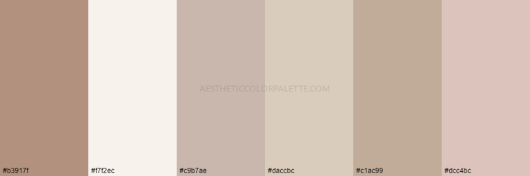 Coffee Brown Color Palettes - Aesthetic Color Palette