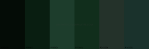 Dark Green Color Palettes - Aesthetic Color Palette