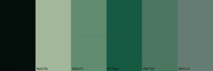 Dark Green Color Palettes - Aesthetic Color Palette