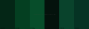 Dark Green Color Palettes - Aesthetic Color Palette