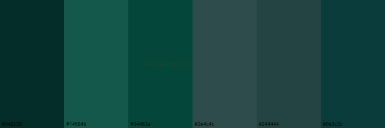 Emerald Green Color Palettes - Aesthetic Color Palette
