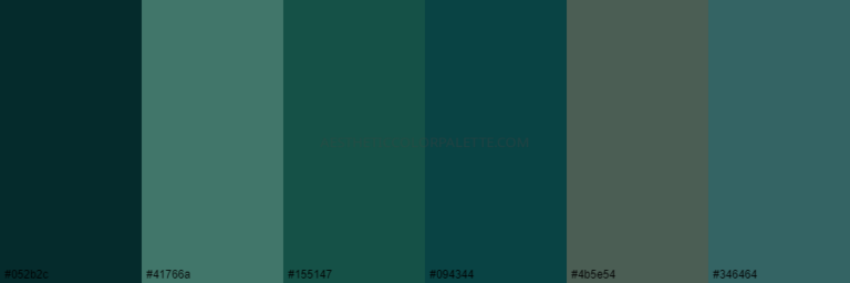 Emerald Green Color Palettes - Aesthetic Color Palette