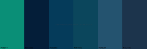 Blue Green Color Palettes - Aesthetic Color Palette
