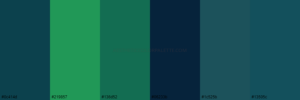 Blue Green Color Palettes - Aesthetic Color Palette