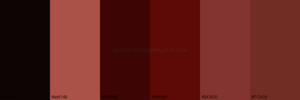 Red and Brown Color Palettes - Aesthetic Color Palette
