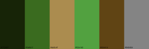 Green Brown Color Palettes - Aesthetic Color Palette