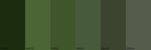 Army Green Color Palettes - Aesthetic Color Palette