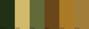 Green Brown Color Palettes - Aesthetic Color Palette