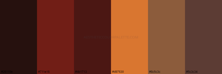 Neutral Brown Color Palettes - Aesthetic Color Palette
