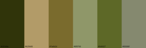 Green Brown Color Palettes - Aesthetic Color Palette