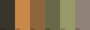 Green Brown Color Palettes - Aesthetic Color Palette