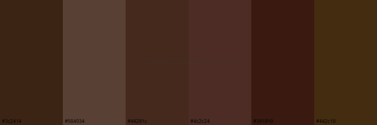 Brown and Grey Color Palettes - Aesthetic Color Palette