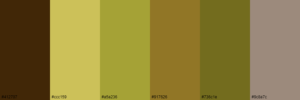 Green Brown Color Palettes - Aesthetic Color Palette