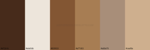 Neutral Brown Color Palettes - Aesthetic Color Palette