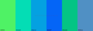 Blue Green Color Palettes - Aesthetic Color Palette