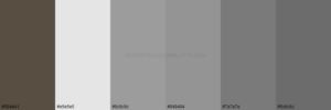 Brown and Grey Color Palettes - Aesthetic Color Palette