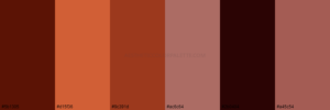 Red and Brown Color Palettes - Aesthetic Color Palette