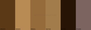 Warm Brown Color Palettes - Aesthetic Color Palette