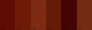 Red and Brown Color Palettes - Aesthetic Color Palette