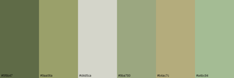 Army Green Color Palettes - Aesthetic Color Palette