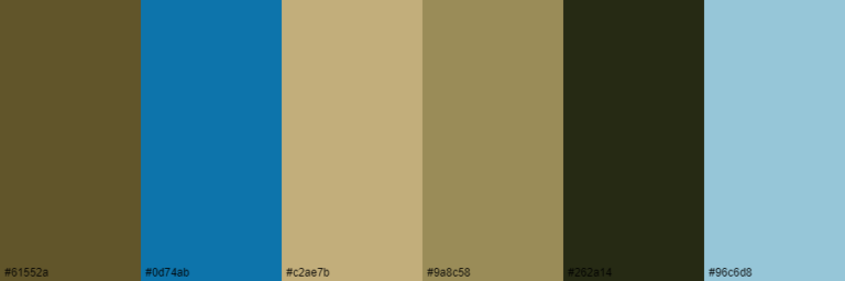 Green Brown Color Palettes - Aesthetic Color Palette