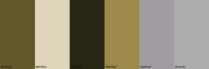 Green Brown Color Palettes - Aesthetic Color Palette