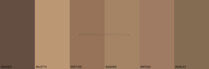 Brown and Grey Color Palettes - Aesthetic Color Palette