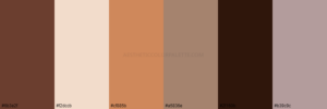 Pastel Brown Color Palettes - Aesthetic Color Palette