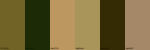 Green Brown Color Palettes - Aesthetic Color Palette