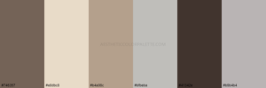 Brown and Grey Color Palettes - Aesthetic Color Palette