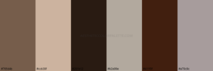 Neutral Brown Color Palettes - Aesthetic Color Palette