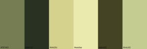 Army Green Color Palettes - Aesthetic Color Palette