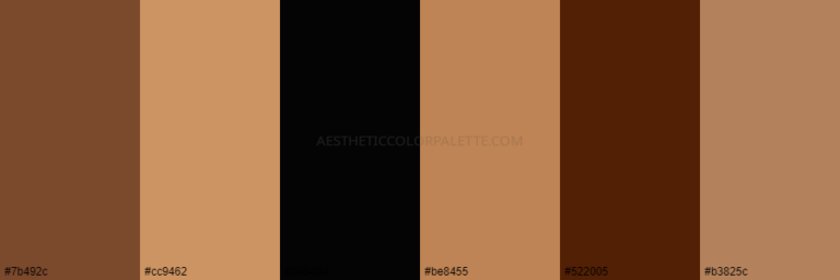 Neutral Brown Color Palettes - Aesthetic Color Palette