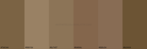 Neutral Brown Color Palettes - Aesthetic Color Palette