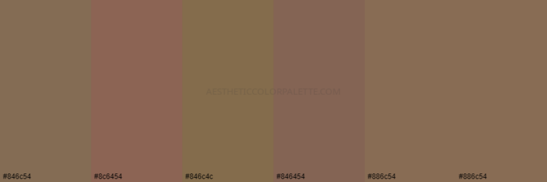 Pastel Brown Color Palettes - Aesthetic Color Palette