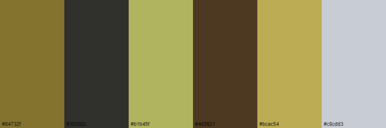 Green Brown Color Palettes - Aesthetic Color Palette