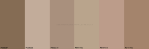 Neutral Brown Color Palettes - Aesthetic Color Palette