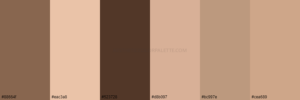 Warm Brown Color Palettes - Aesthetic Color Palette
