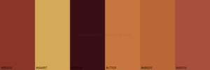 Warm Brown Color Palettes - Aesthetic Color Palette
